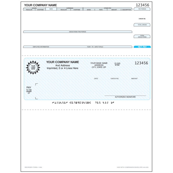 188L Payroll check